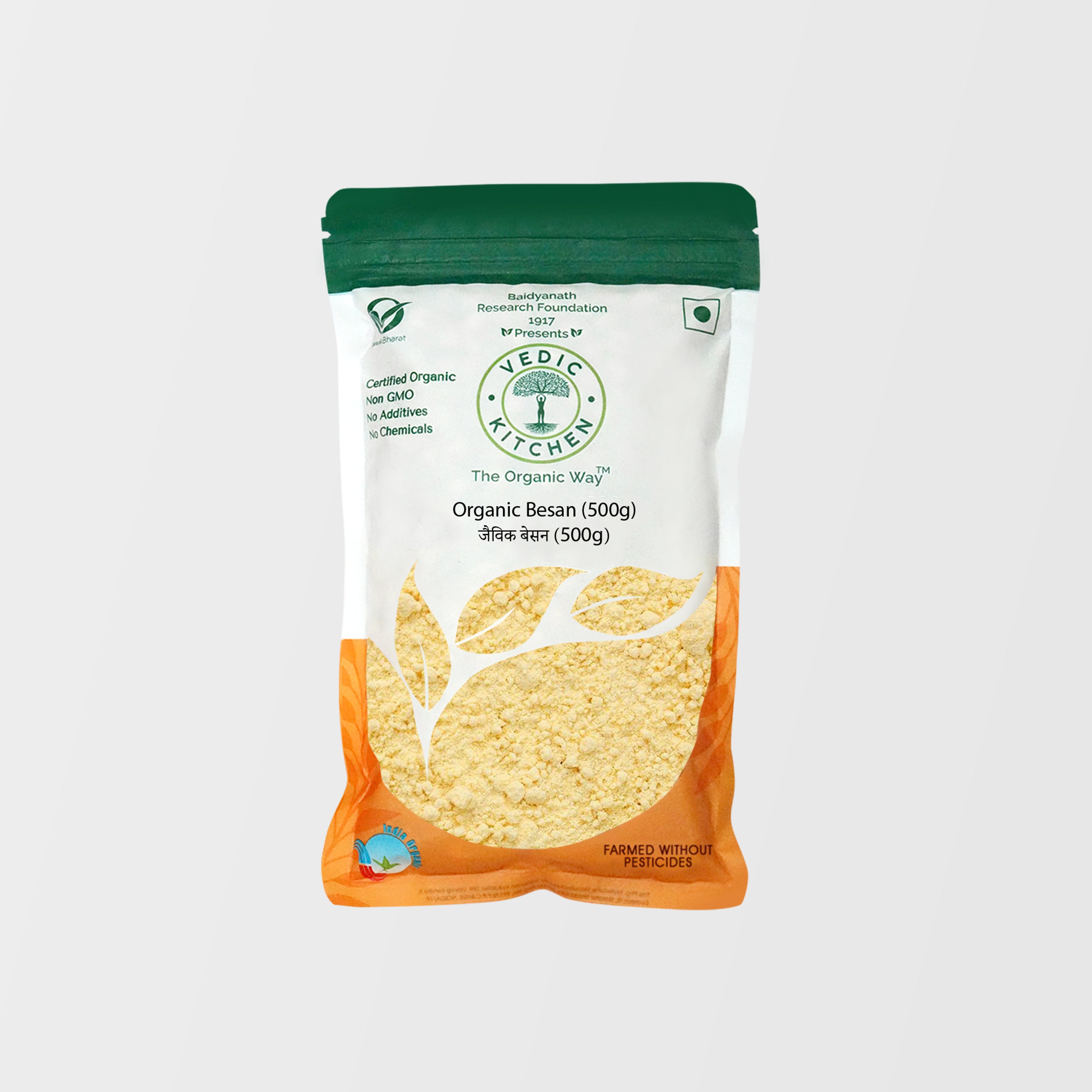 Organic Besan (Gram Flour) 500g - Gluten-Free Flour for Savory & Sweet ...